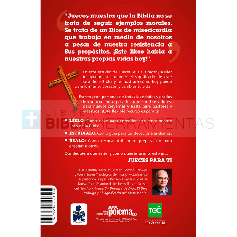 Libro Jueces para ti por Timothy Keller – Librería Biblia Herramientas
